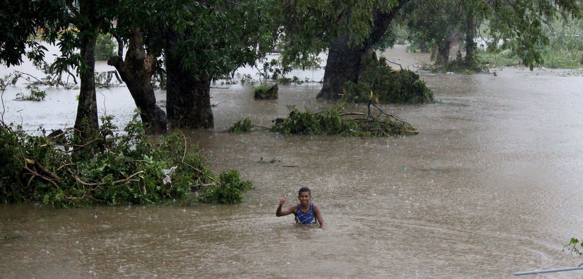 Tropical Cyclone Winston in pictures: Storm leaves trail of destruction ...