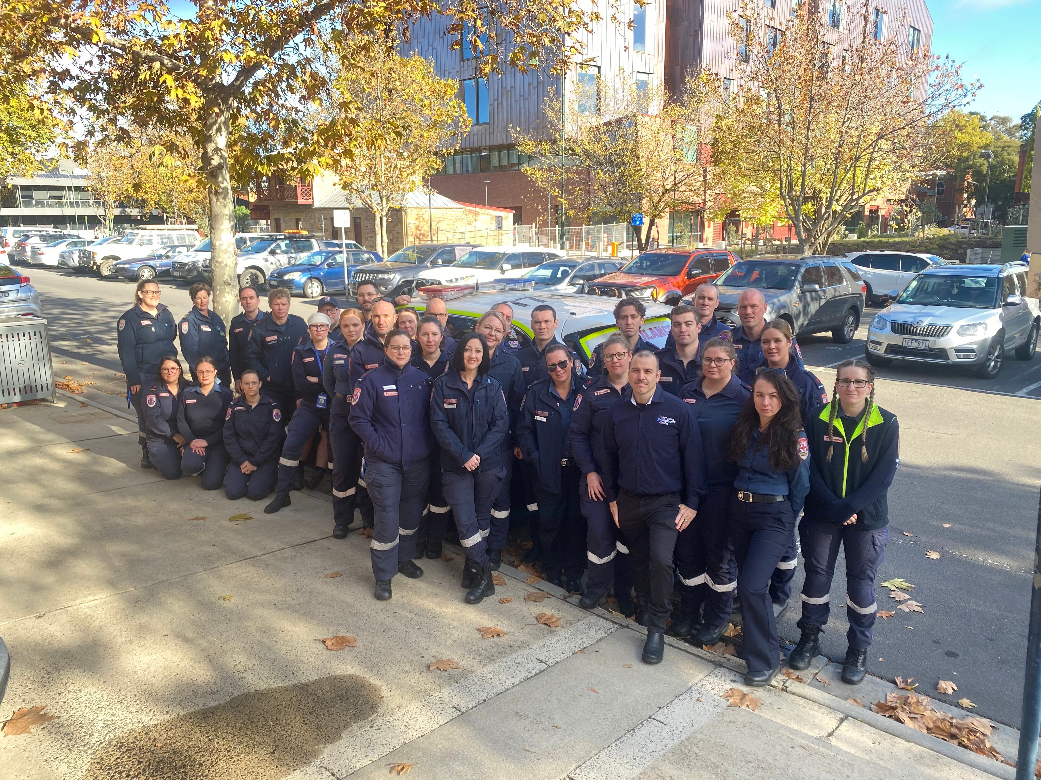 Regional Victorian paramedics protest outside court over safety at work ...