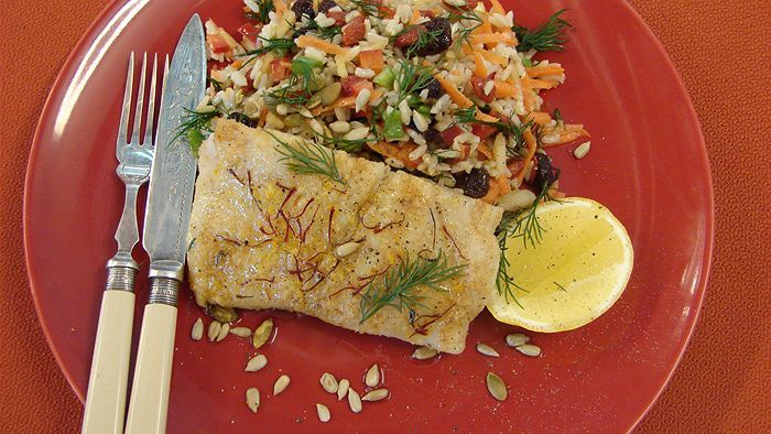 Citrus Grilled Fish with Saffron and Spices - ABC News