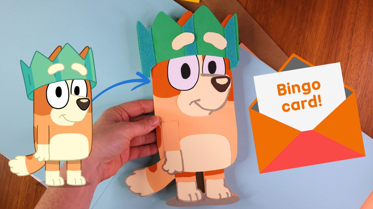 Hey Duggee festive card craft - ABC Kids