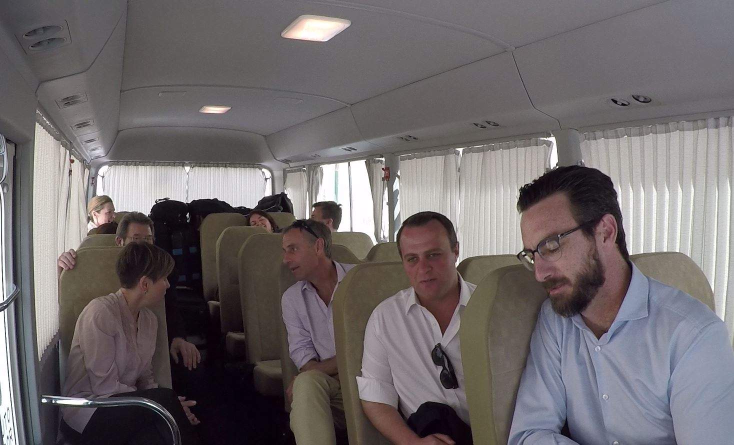 Six Australian politicians, one bus and a few tears in the shadow of ...