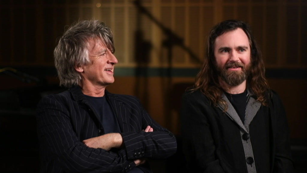 Neil and Liam Finn talk about writing music and performing together ...