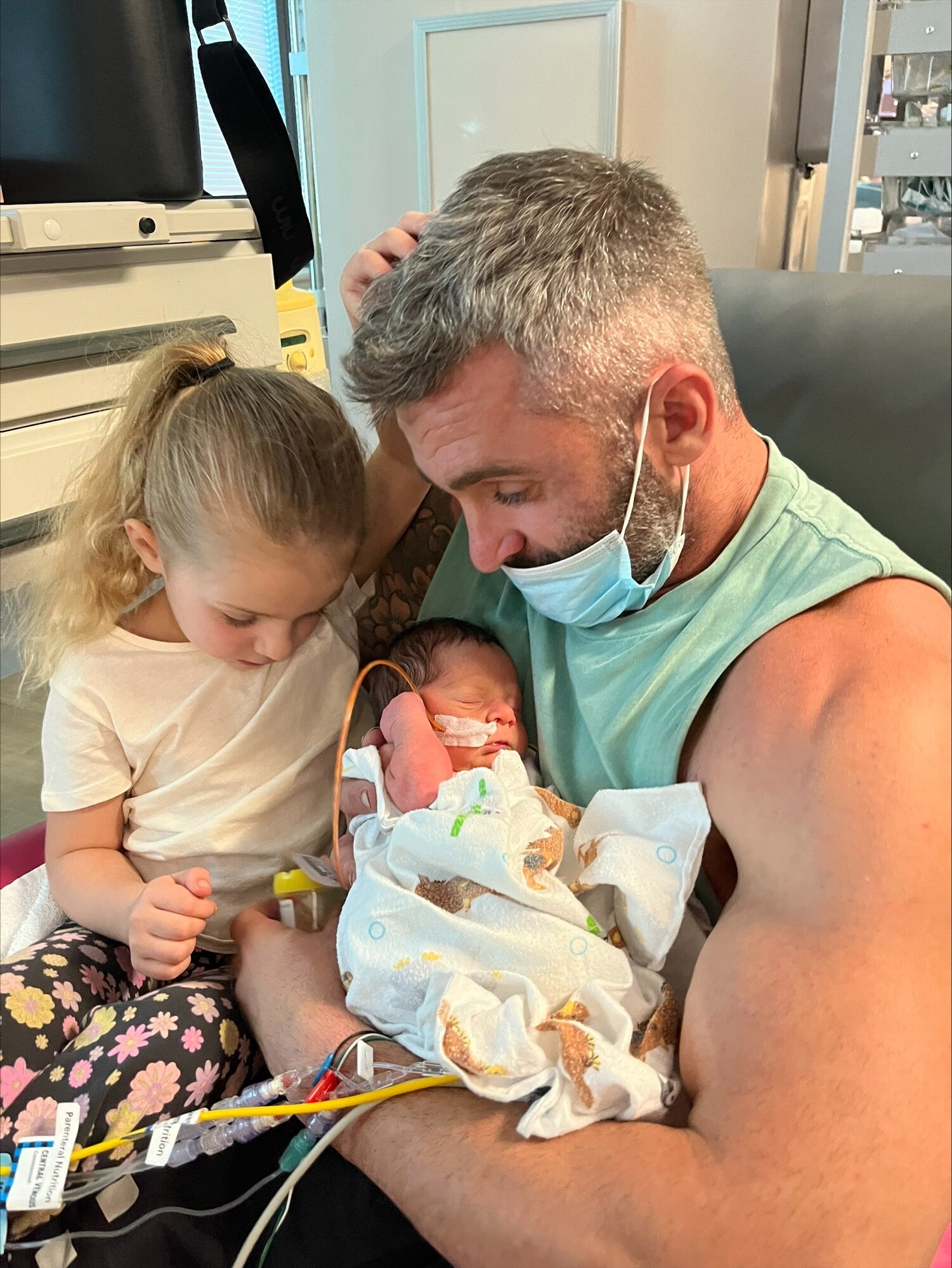 Brisbane baby who had surgery for gastroschisis days after being born ...