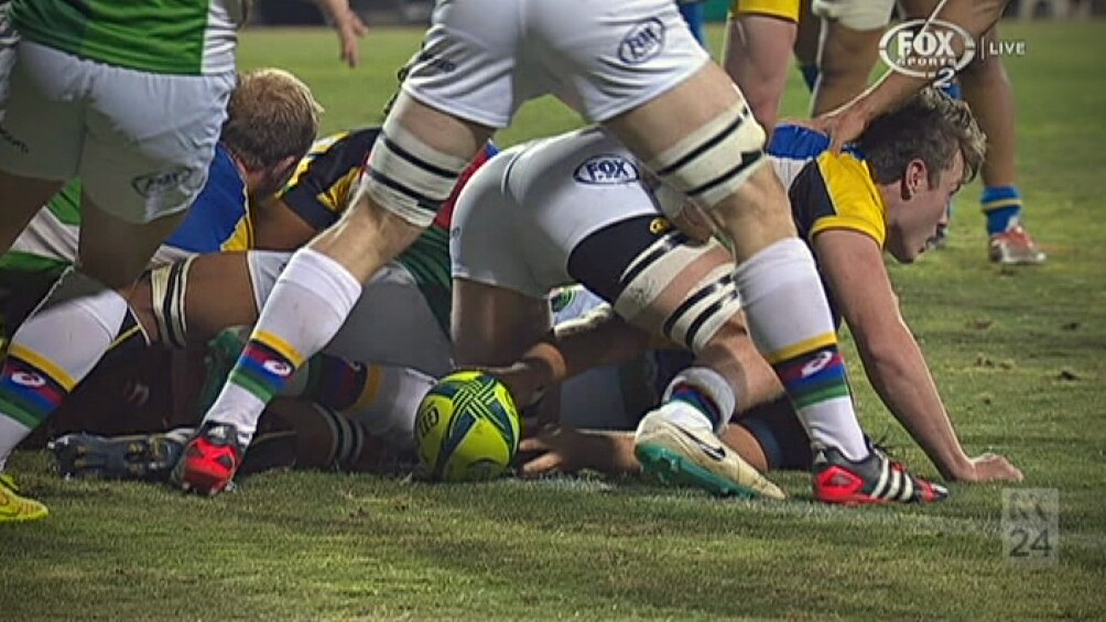 First rugby 'own try' in National Rugby Championship after referee's ...