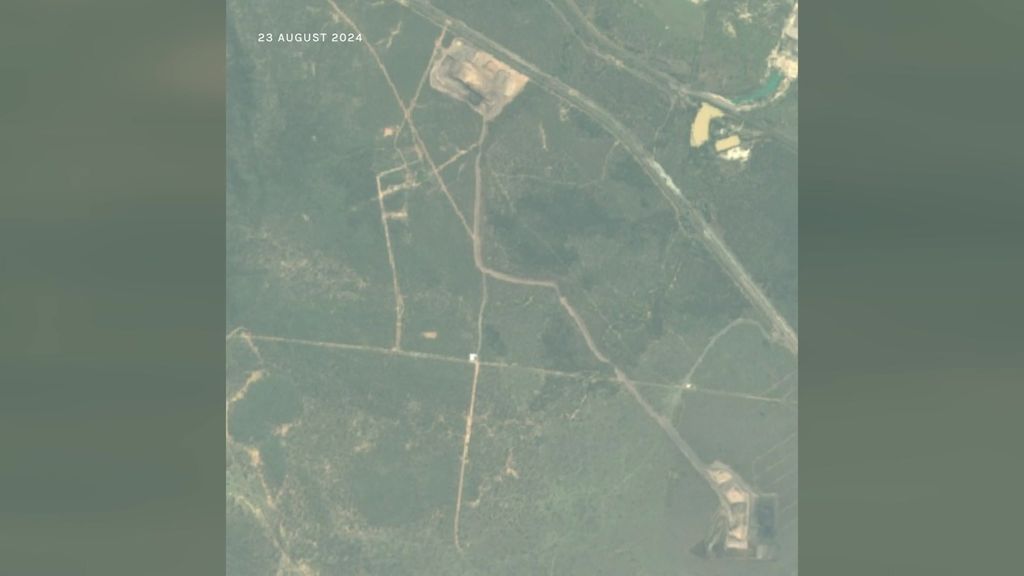 Land clearing at a mining site - ABC News