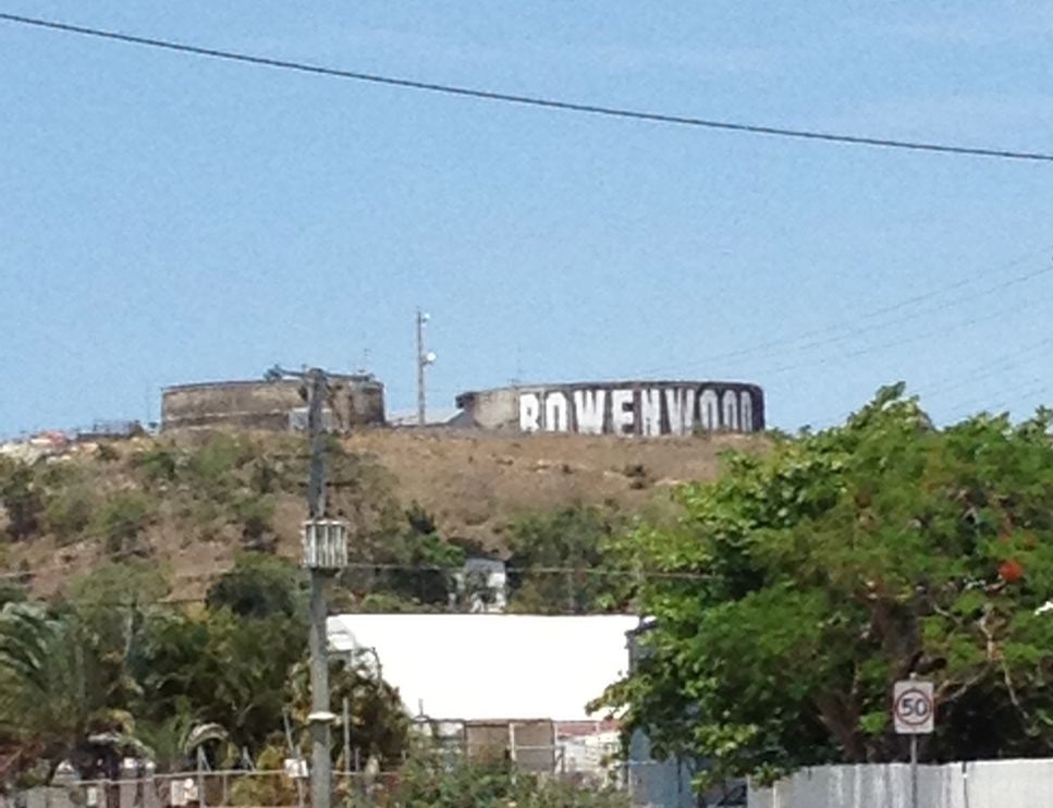 Baz Luhrmann's iconic Bowenwood signage from film set of Australia ...