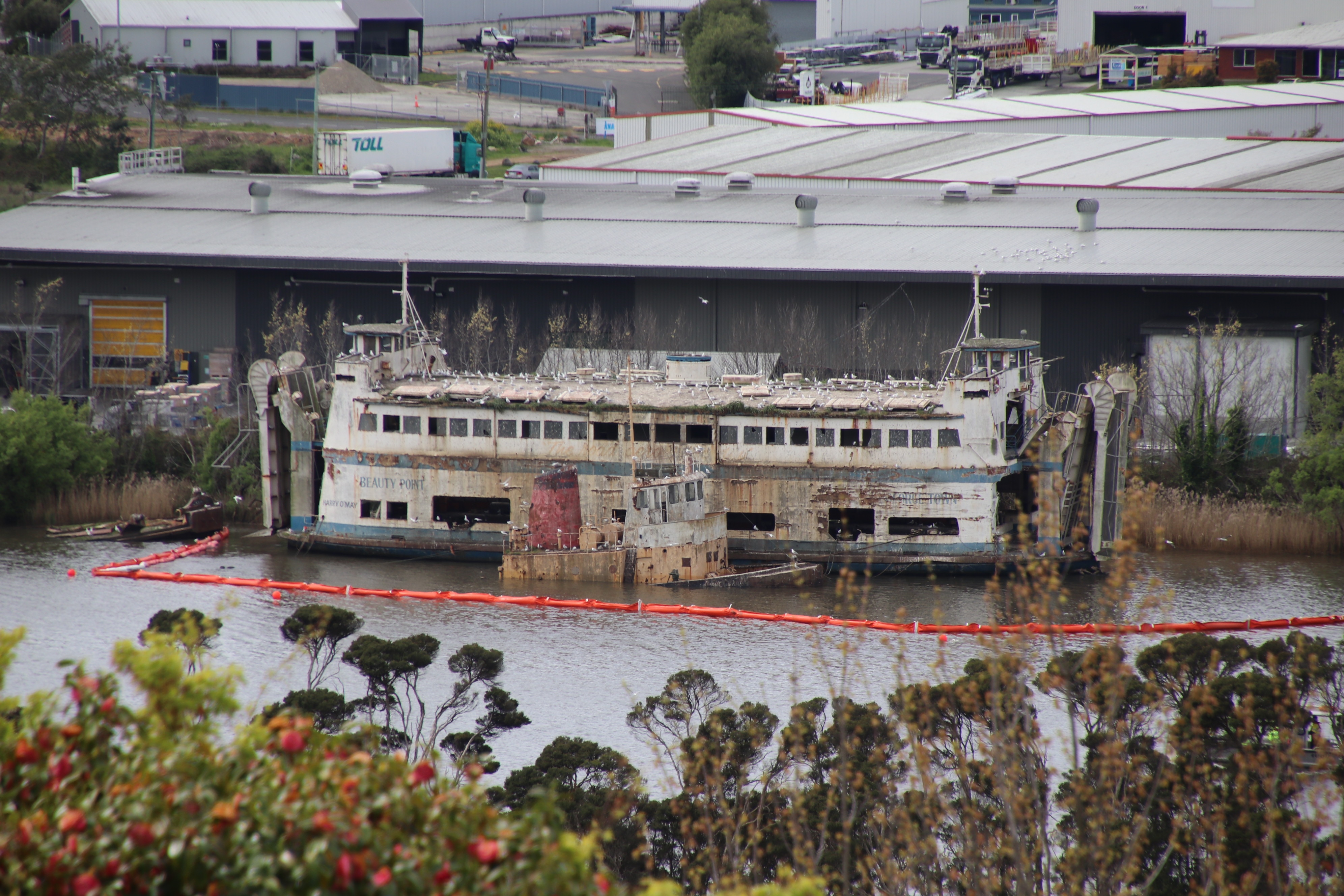 Oil spill in Launceston's Tamar River sparks calls for removal of ...