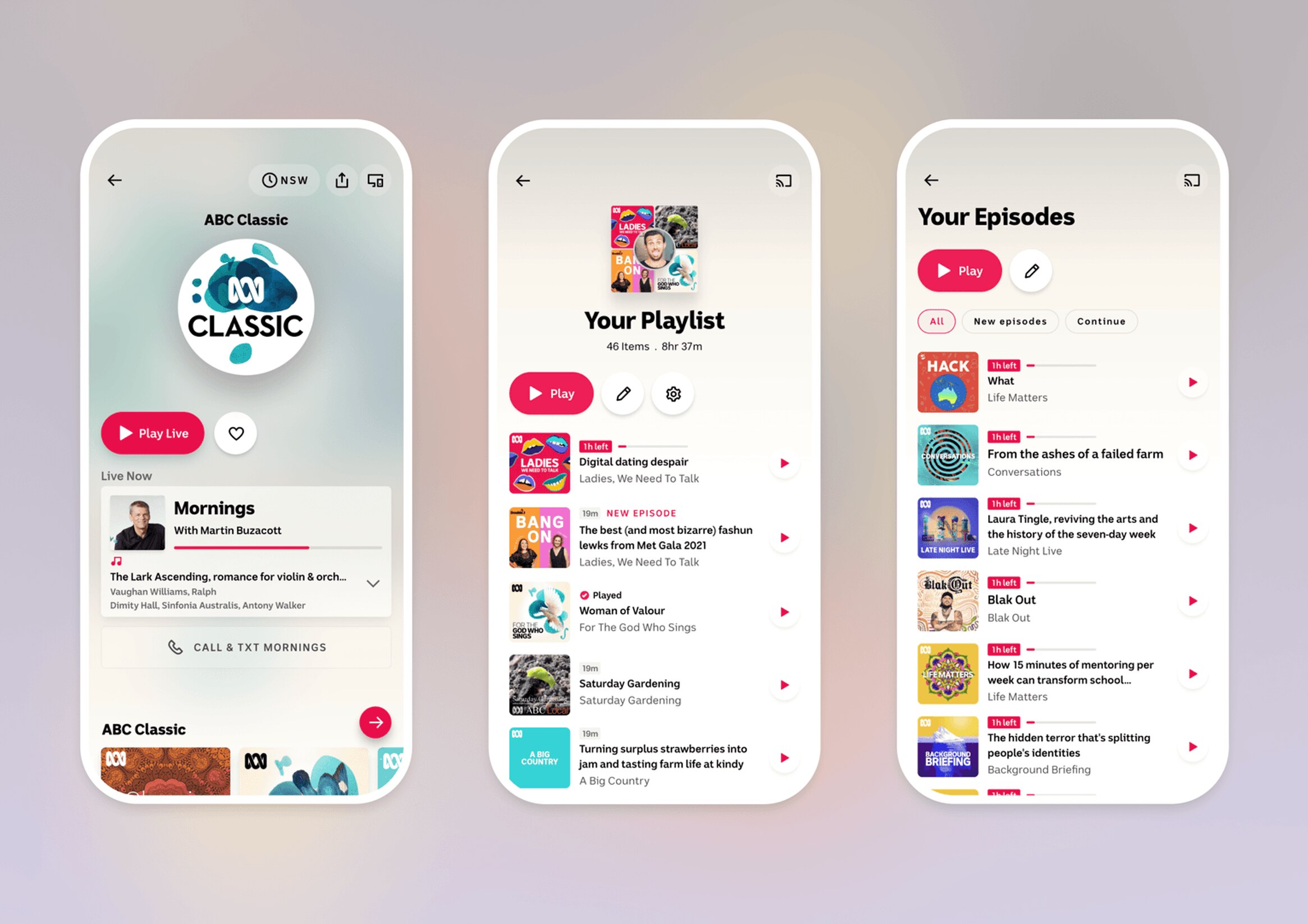 Our audience liked the old design of ABC listen. Here's why it had to ...