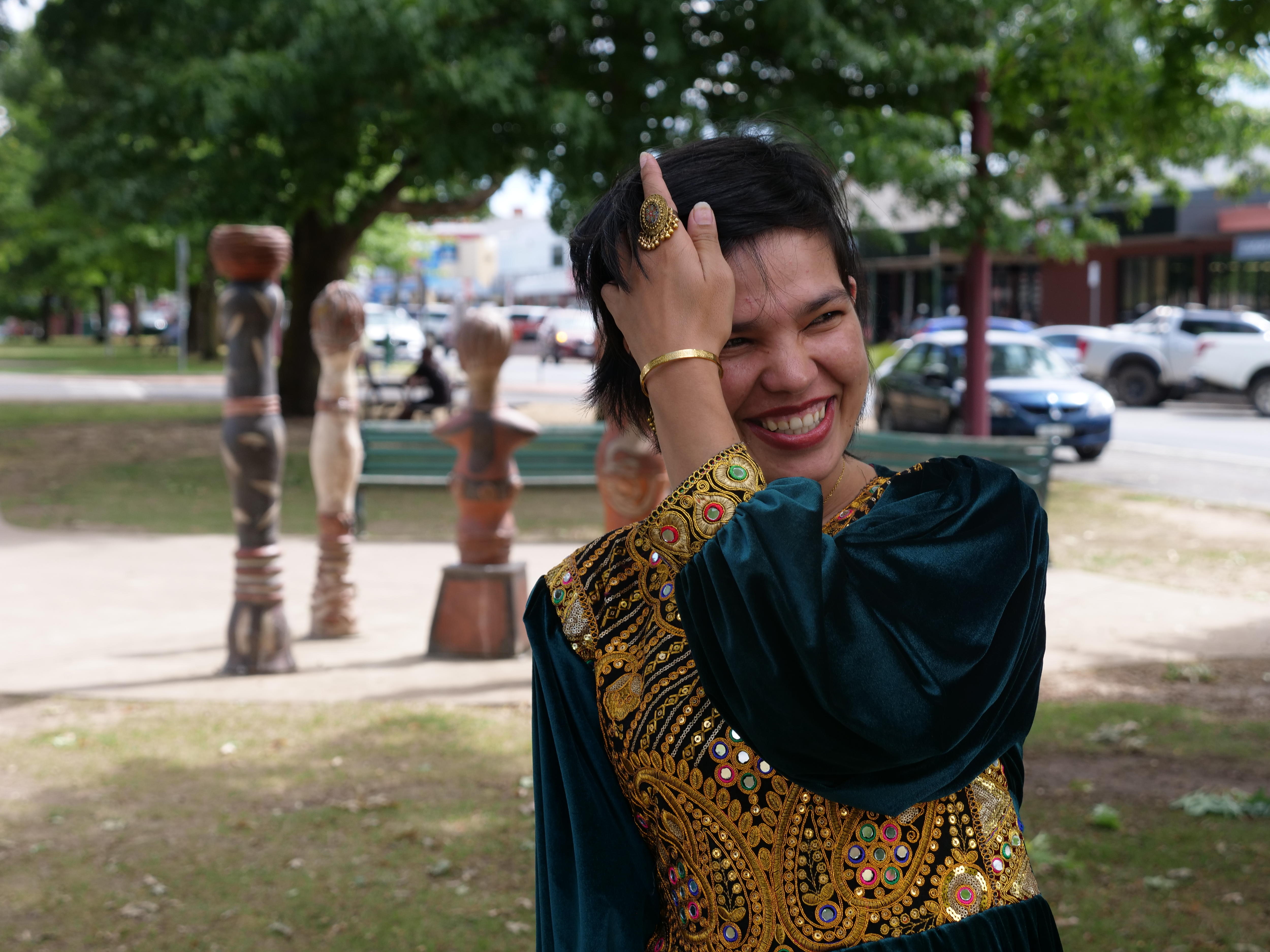 After working for the Afghan defence ministry, Hamida Samar escaped ...