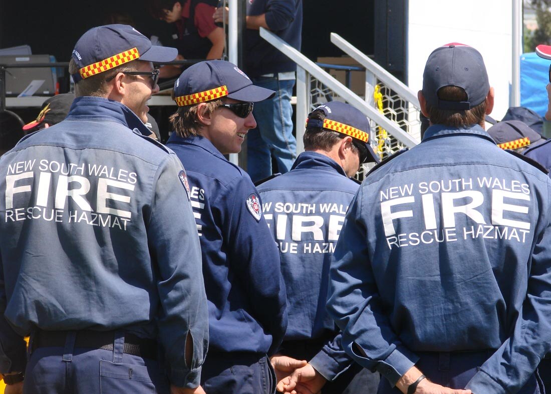Speed, skill and sledging at fire fighting sports event - ABC News
