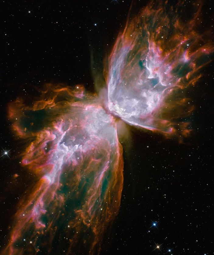 Refurbished Hubble reveals 'celestial butterfly' - ABC News