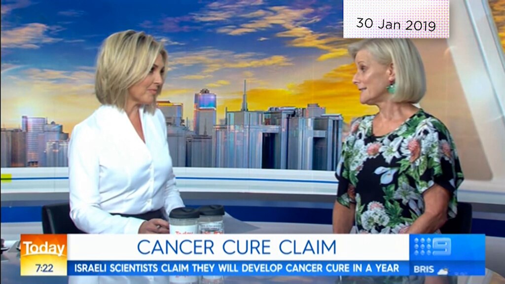 Cancer not cured - Media Watch