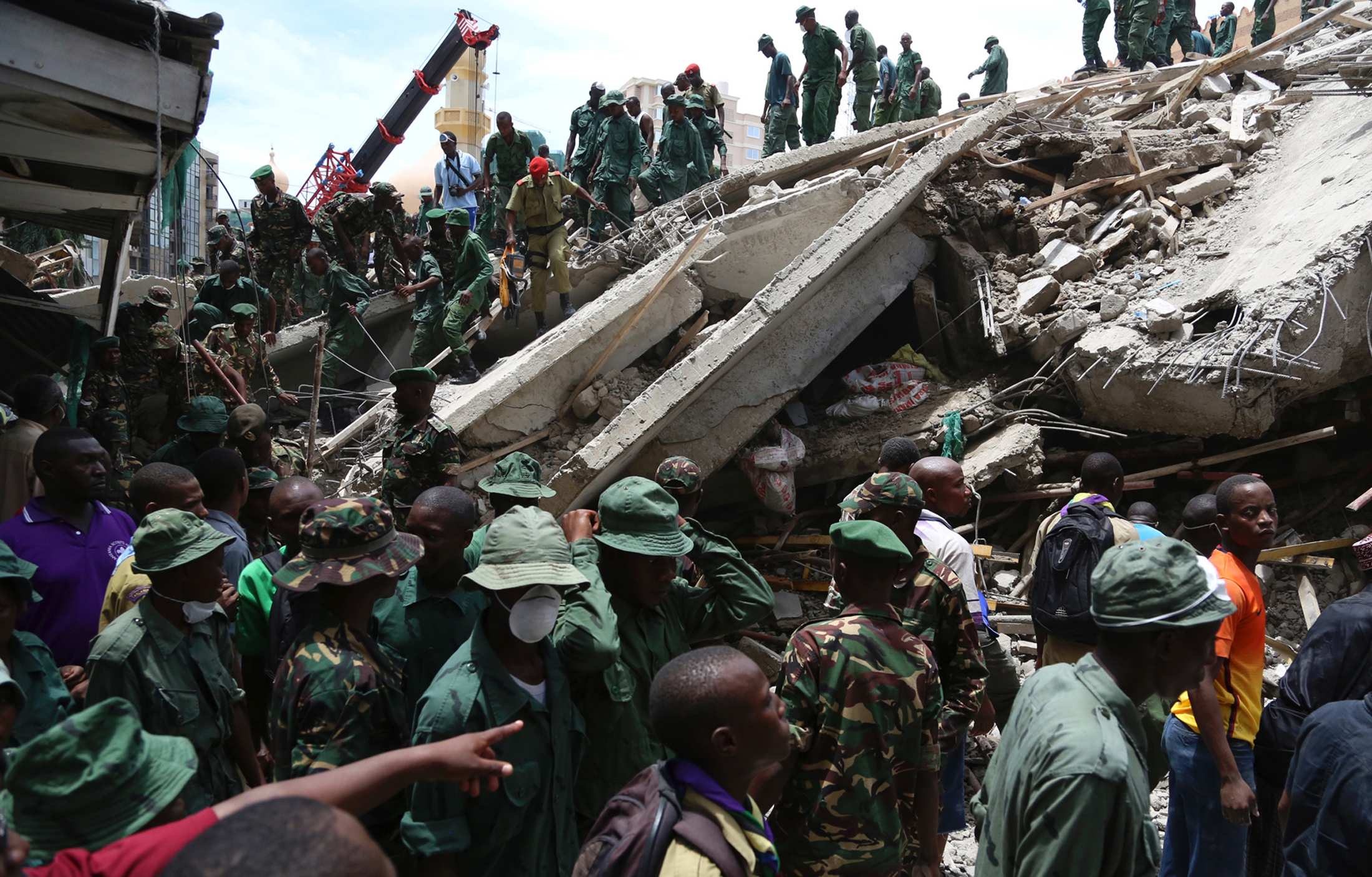17 killed in Tanzanian building collapse - ABC News