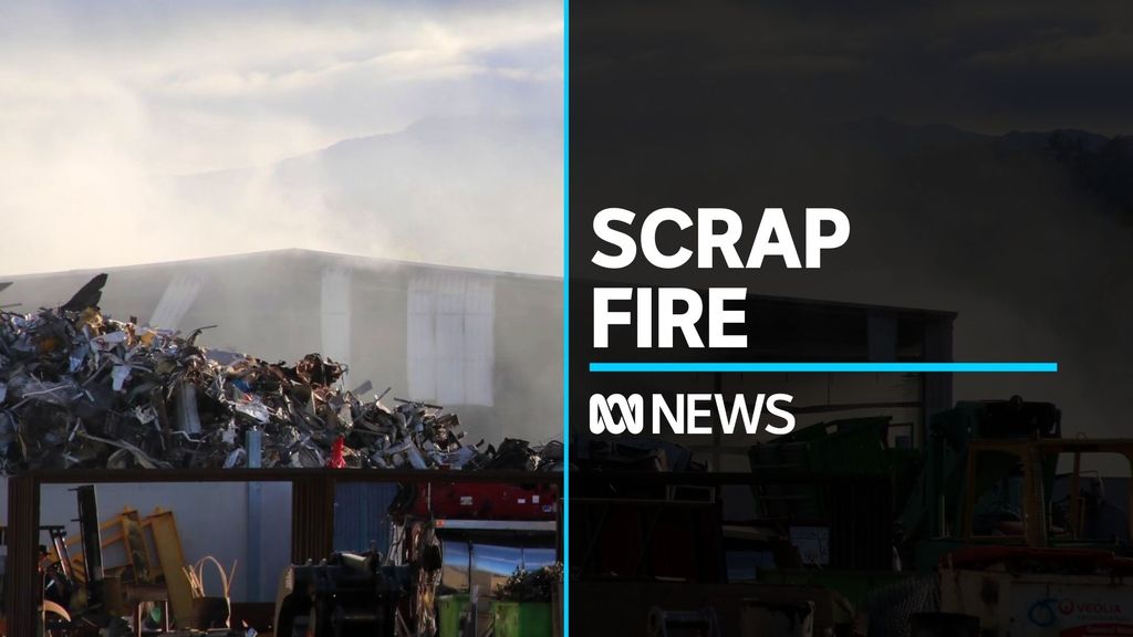 Scrap metal facility goes up in flames - ABC News