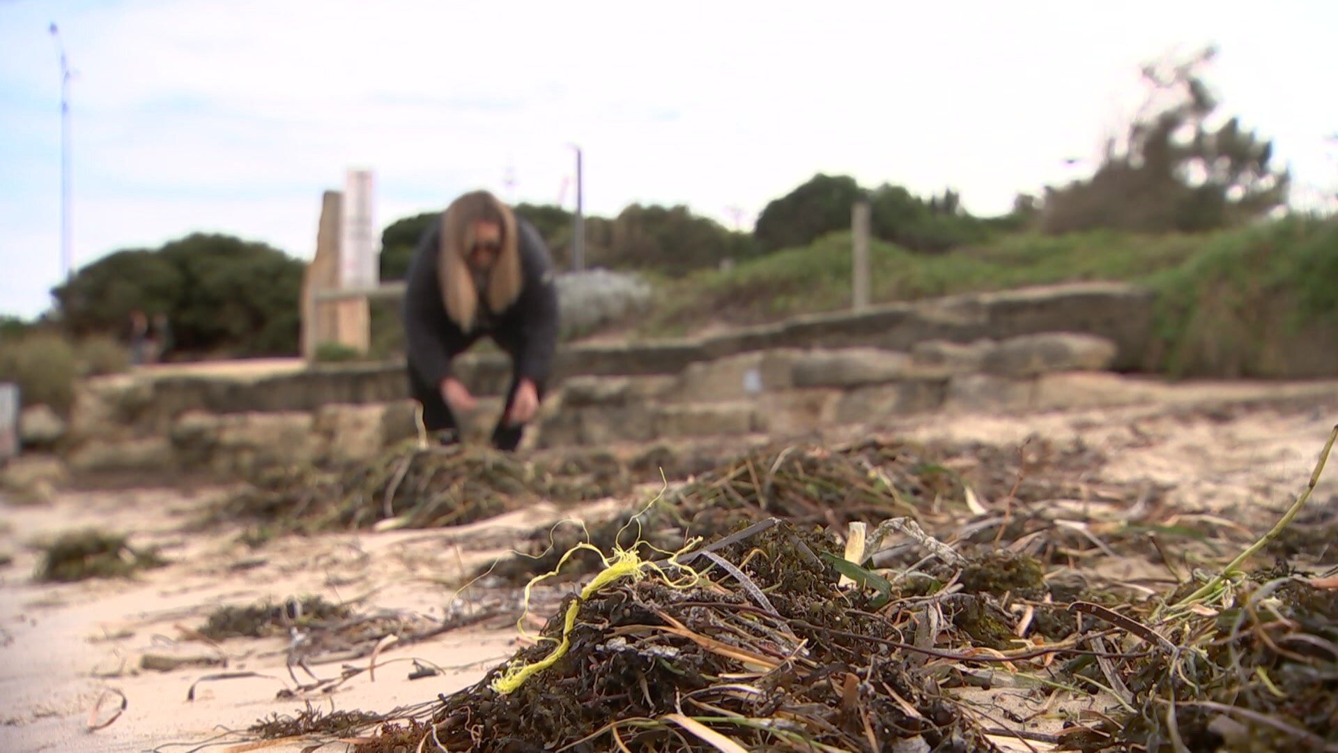 Decades-old rubbish washes up at Bathers Beach south of Perth as ...