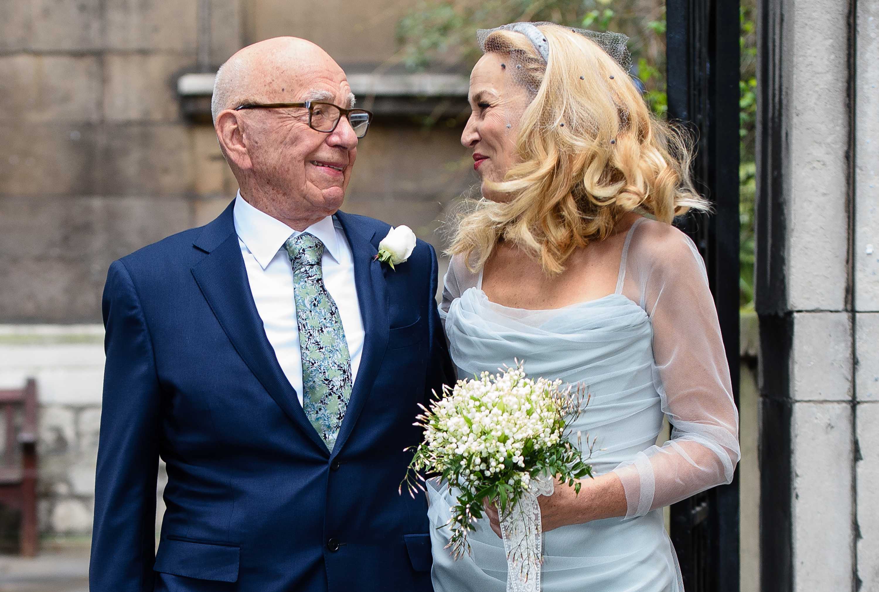 Rupert Murdoch Jerry Hall And Wedding