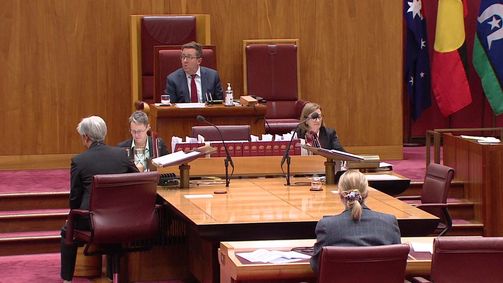 Senator James McGrath's audible belch while in Senate President's chair ...