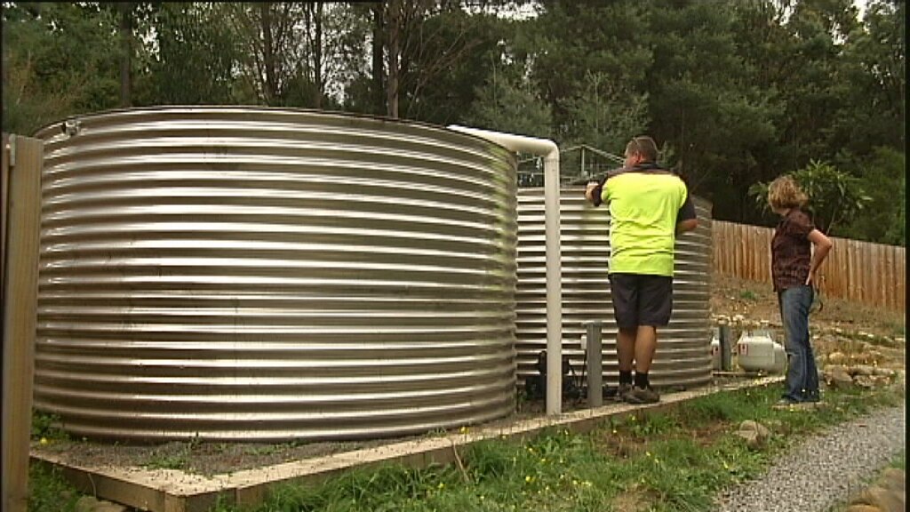 Water tank safety blockage - ABC News
