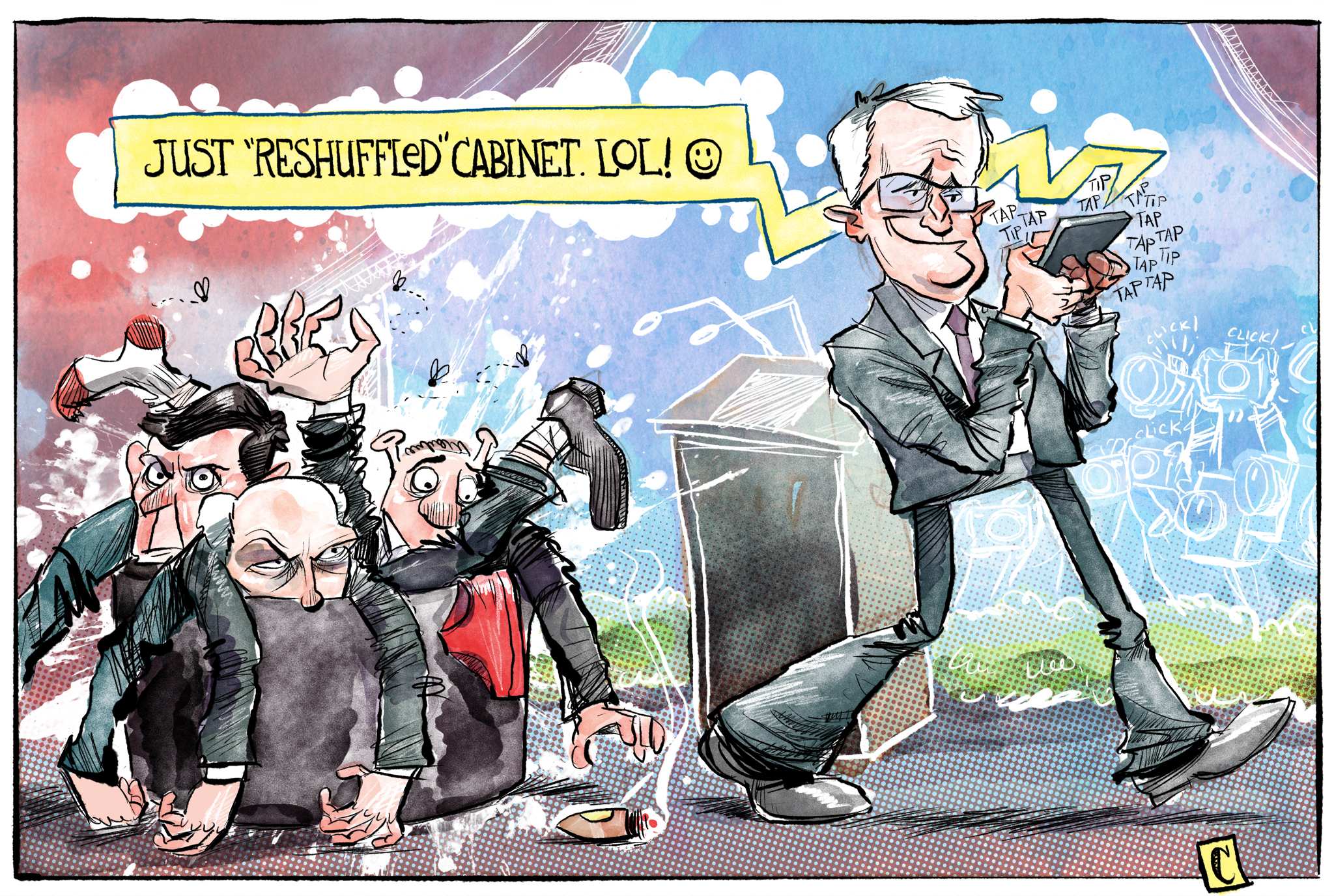 Behind the Lines cartoon exhibition puts spotlight on freedom to mock ...