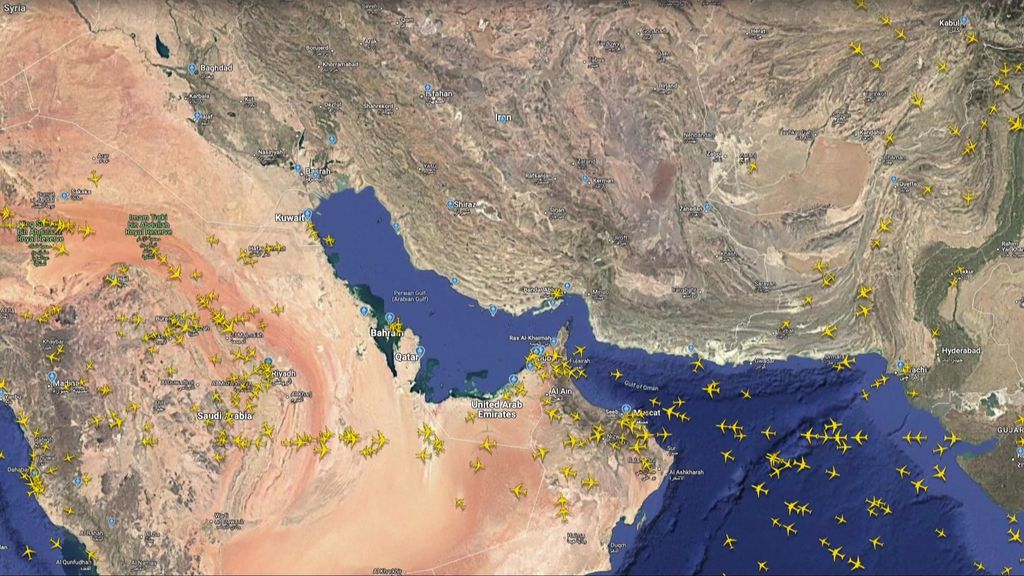 Bahrain and UAE's airspace closures after Iranian strikes on US base ...