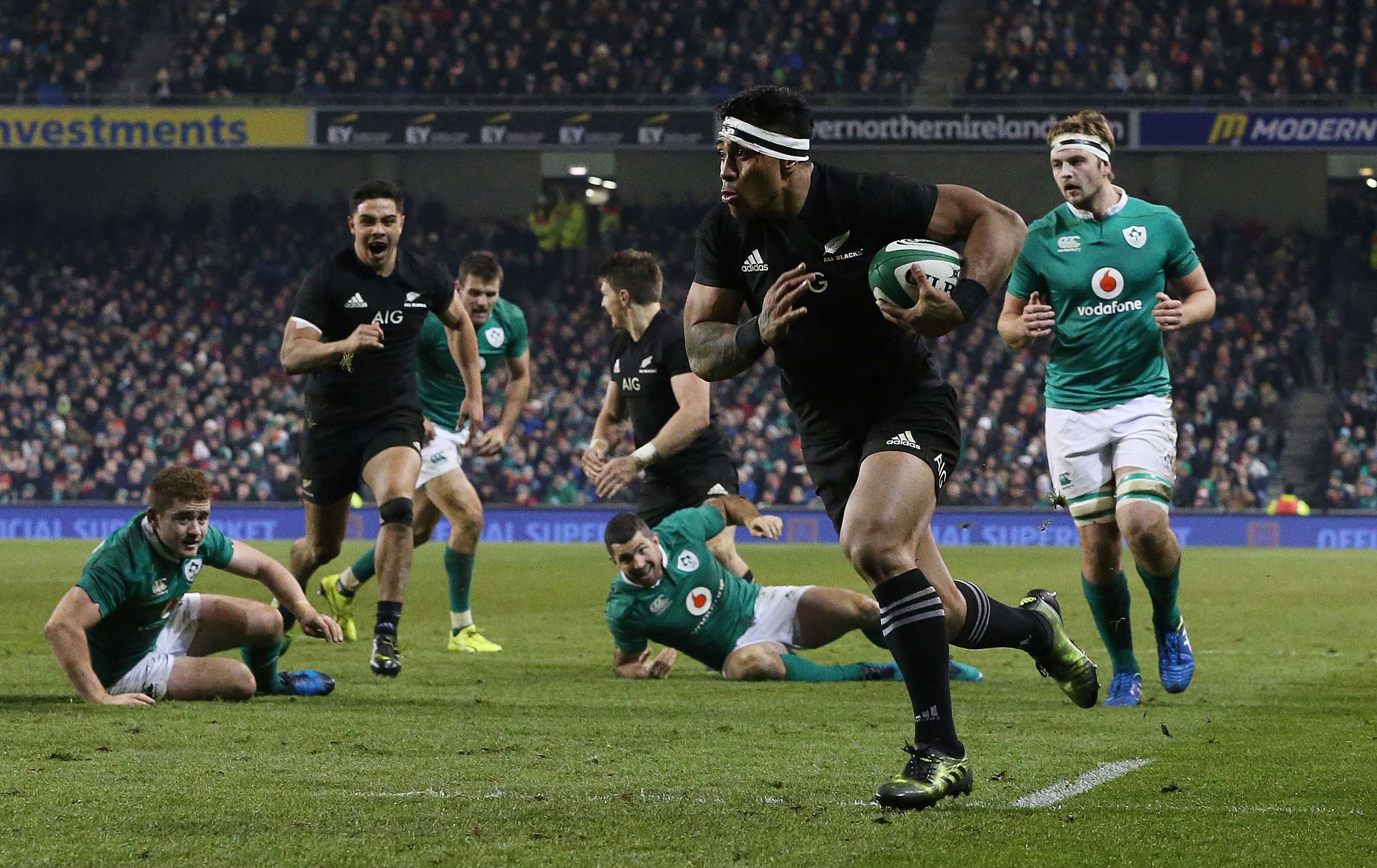All Blacks avenge Ireland defeat in Chicago with 21-9 win in Dublin ...