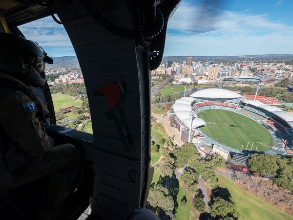 Army Black Hawk choppers fill Adelaide skyline for counter-terrorism ...