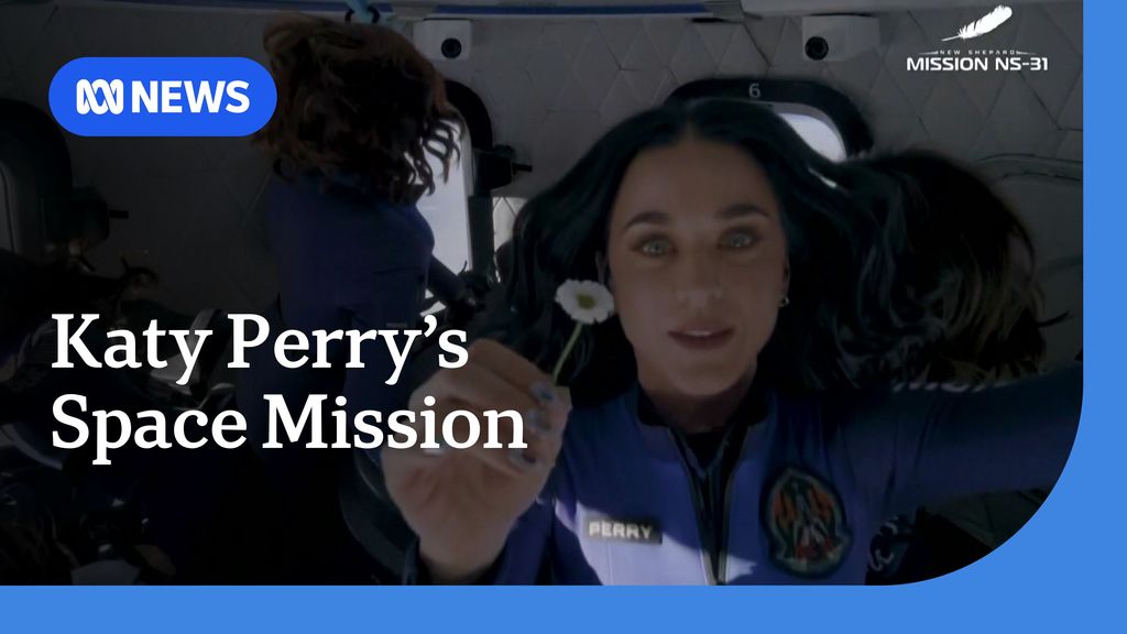 Katy Perry returns to Earth after completing all-female space mission ...
