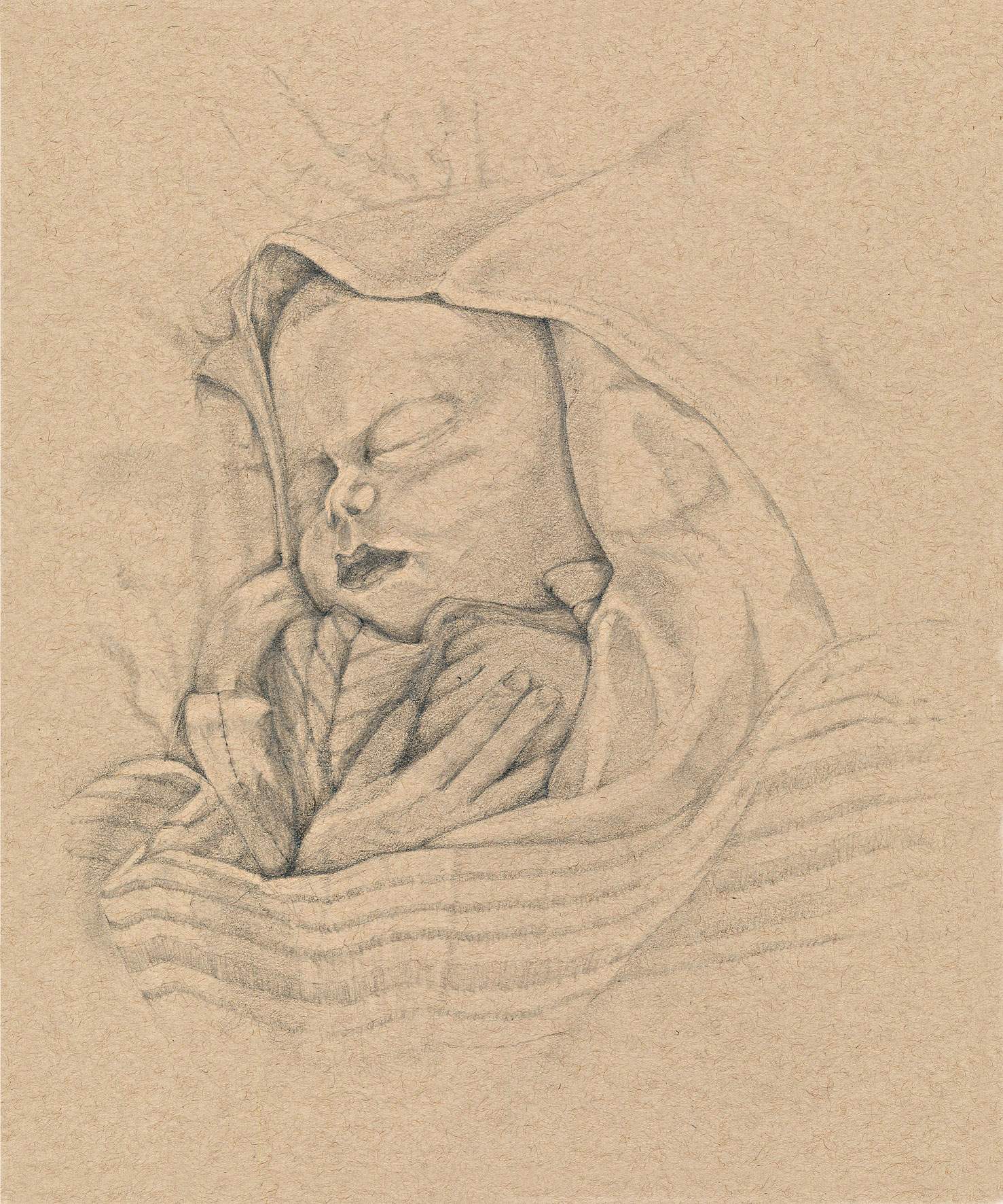 Queensland father grieving for son sketches lost babies to help ...