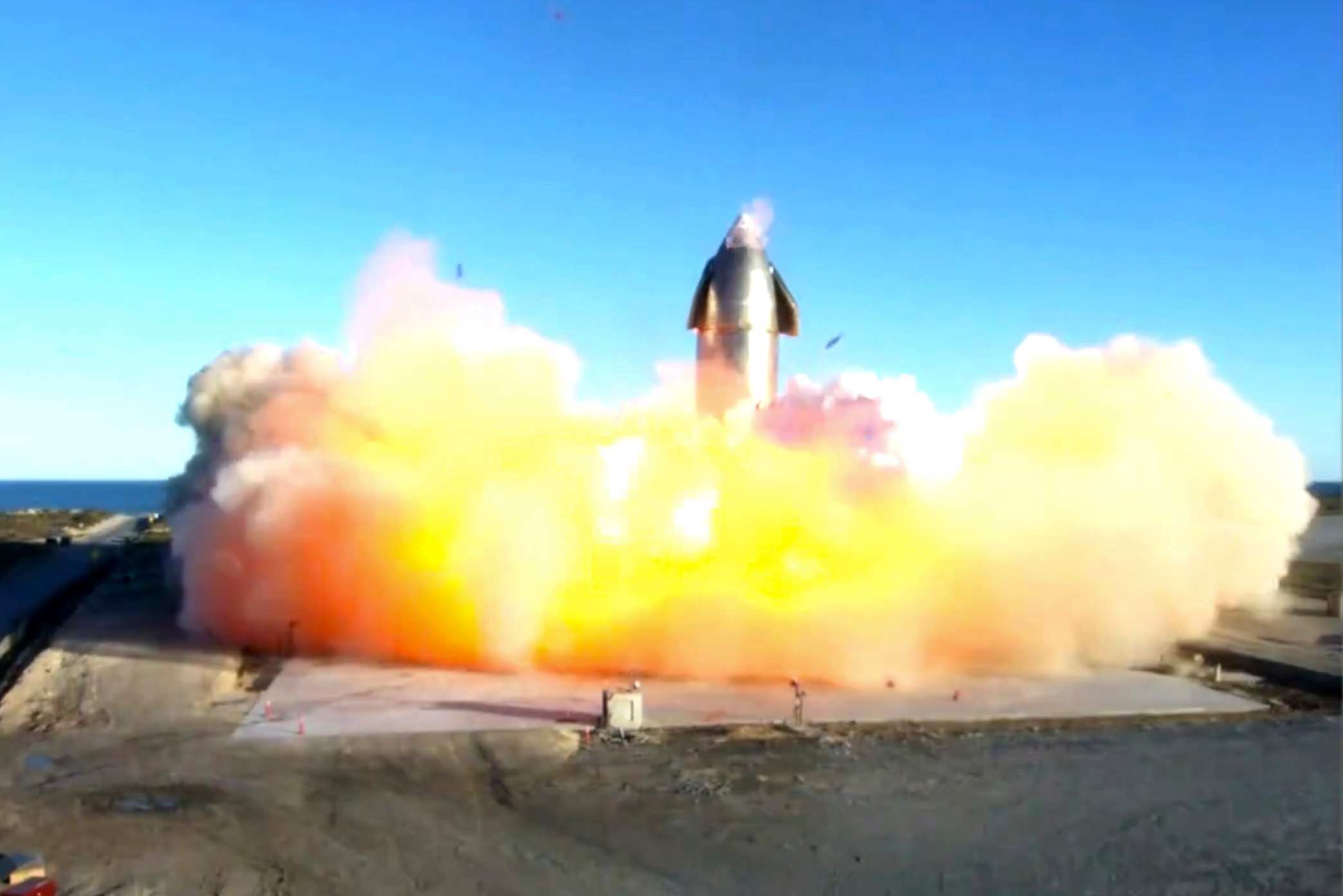 SpaceX's Starship prototype explodes on landing in Texas after ...