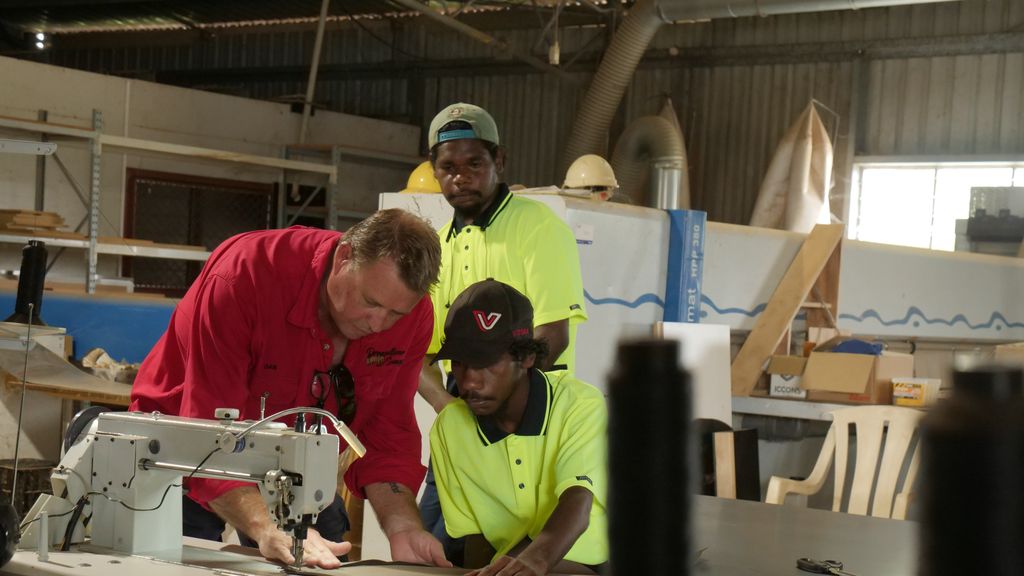 Swag making in remote communities - ABC News