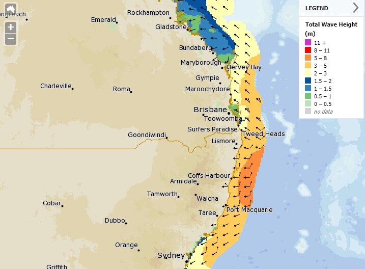 Ex-cyclone Uesi forecast to bring Gold Coast surfers their best waves ...