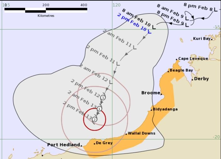 Northern WA residents brace for potential cyclone as tropical low looms ...