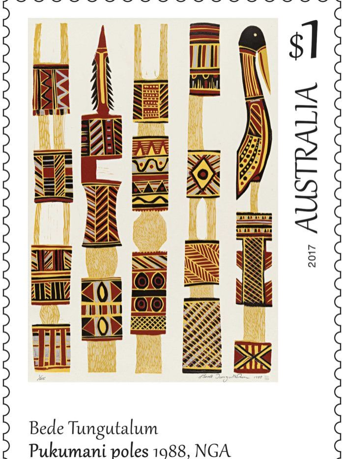 New stamps highlight work of Indigenous artists Bede Tungutalum and ...