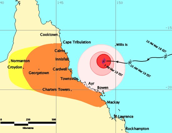 Cyclone Larry building to category 5 off far north Qld coast - ABC News
