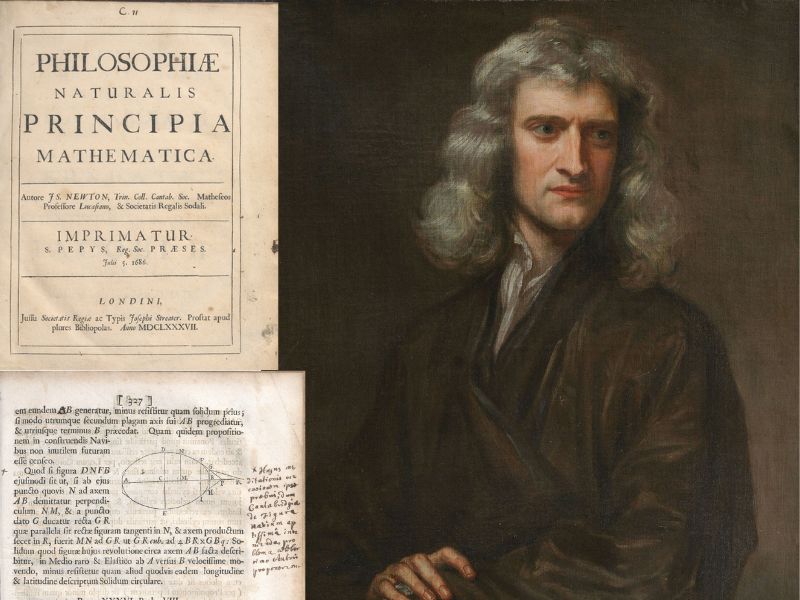 Portrait of Isaac Newton - ABC listen