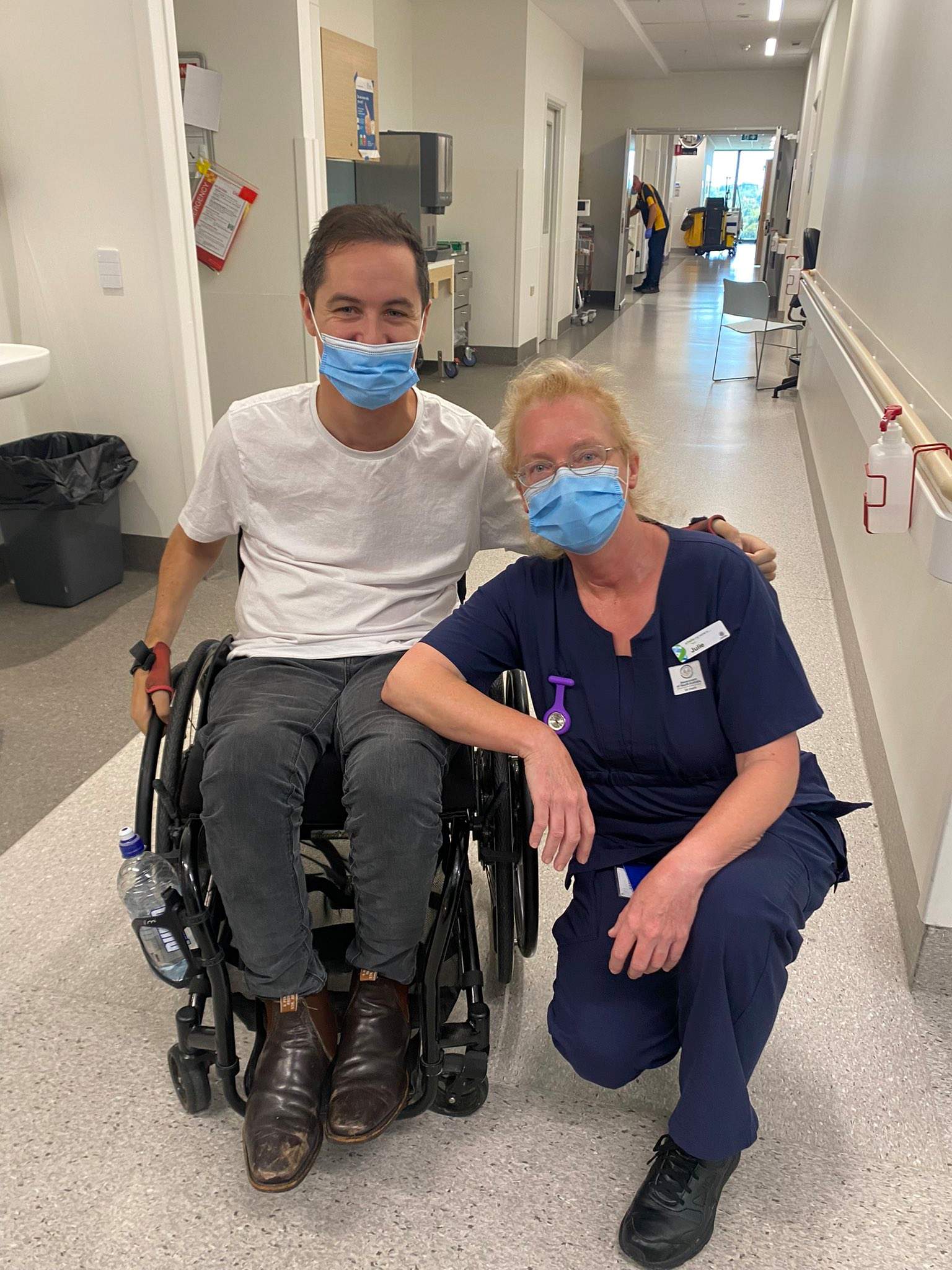 ABC reporter Charles Brice recovers after two weeks in hospital with ...