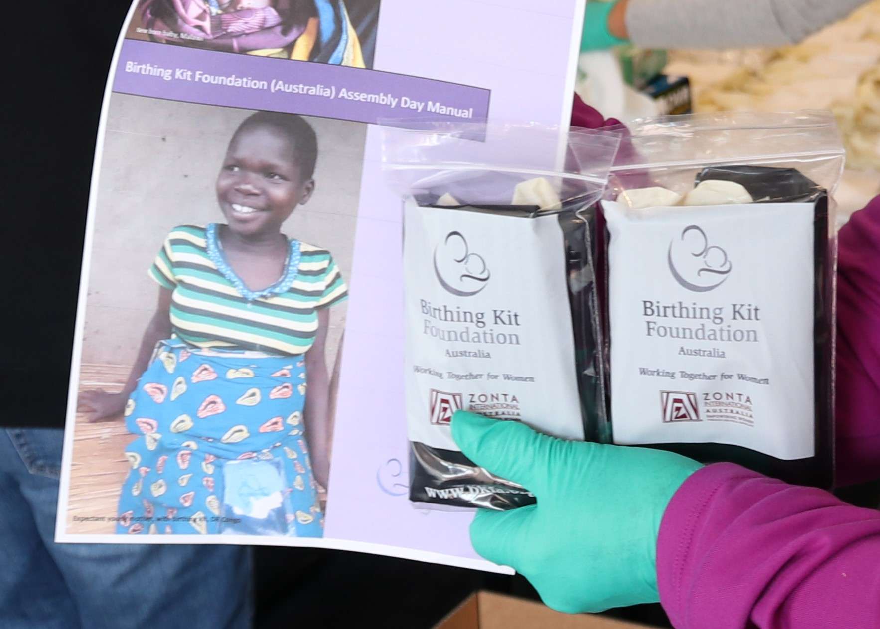 Aussie birthing-kit assembly parties help give the gift of life to at ...