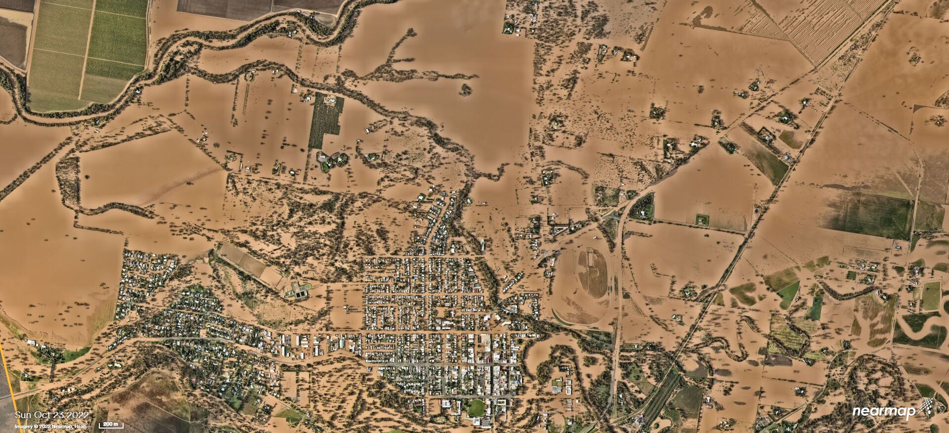 Before-and-during photos of Gunnedah and Moree floods reveal scope of ...