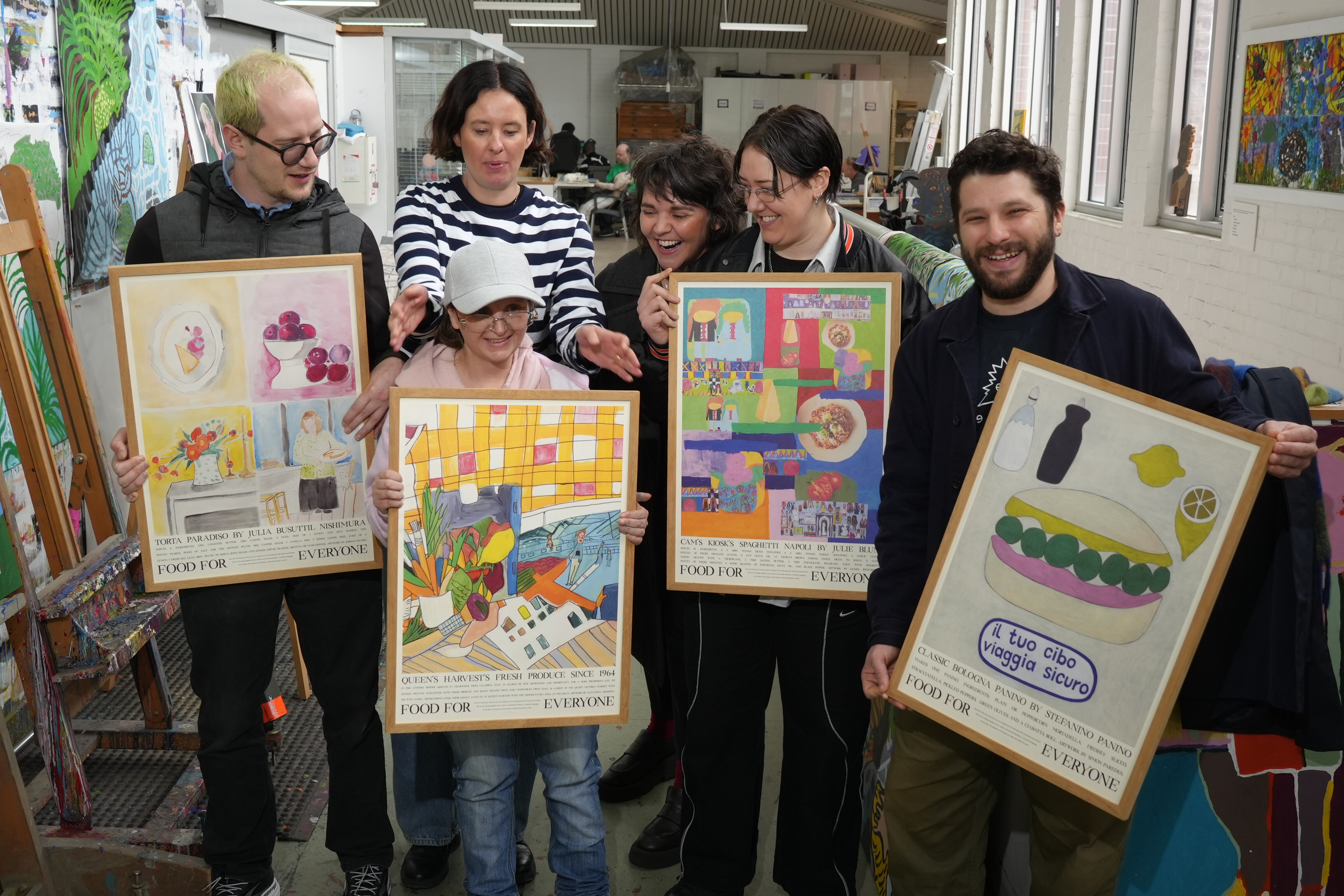 Artists with intellectual disabilities unite with Melbourne food icons ...