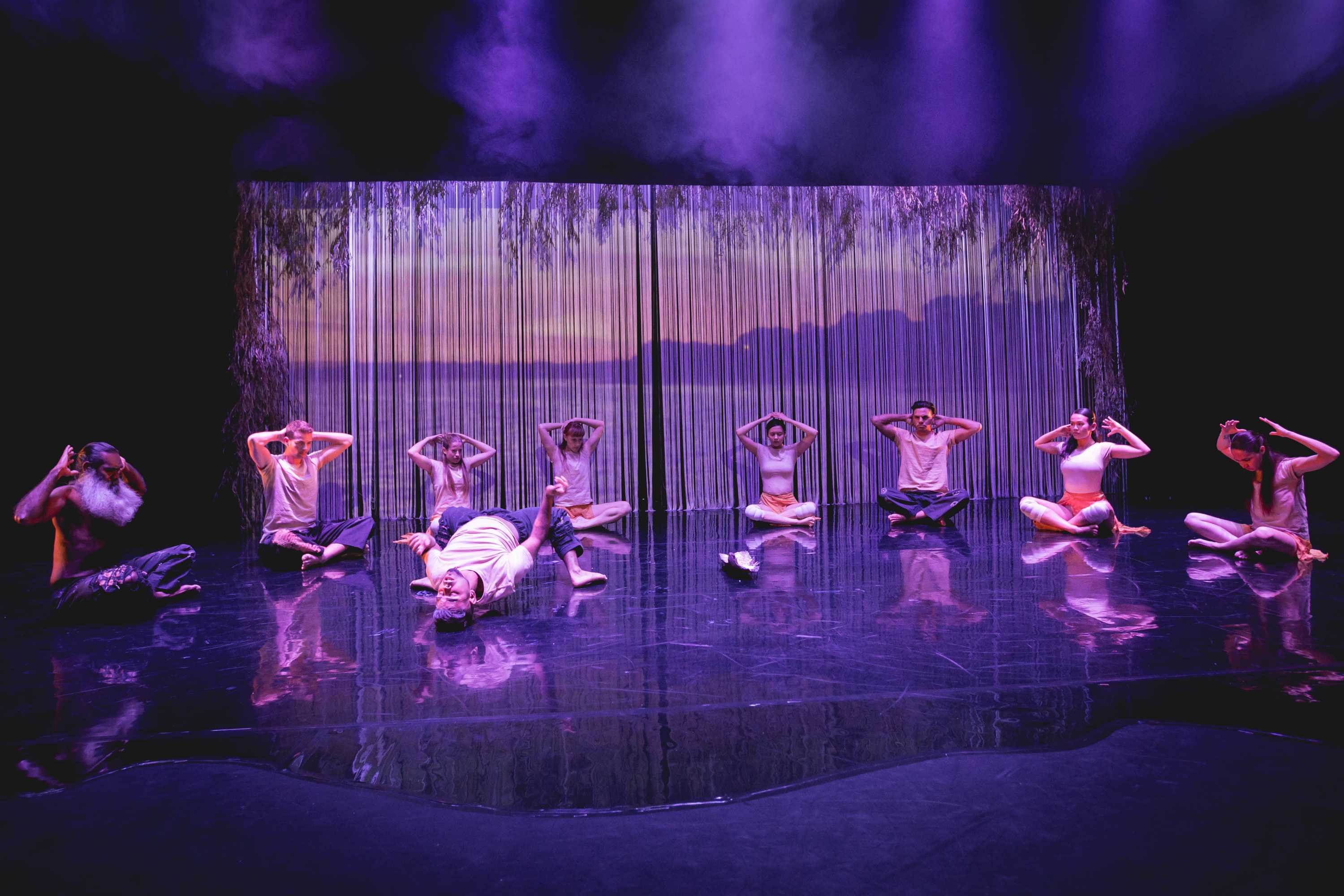 Collaborative performance features dancers from Indian, Maori and ...