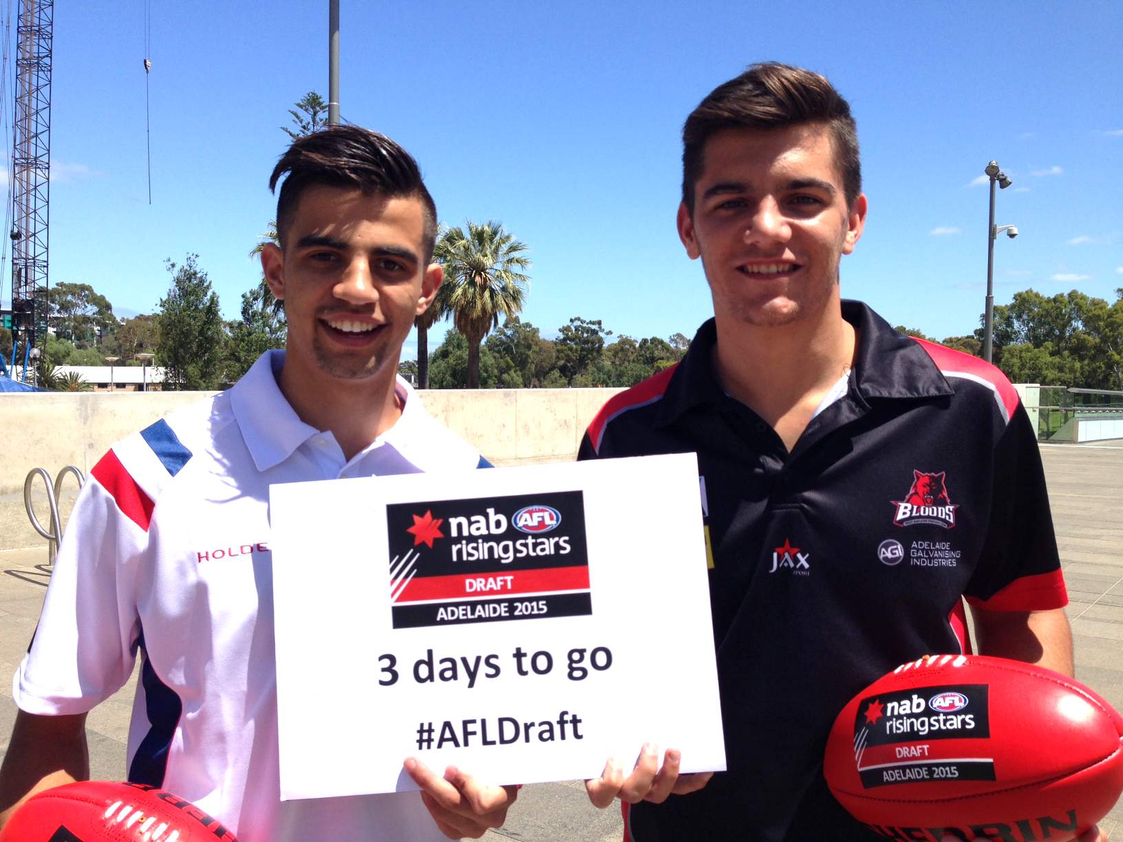 AFL draft: Nerves build for Adelaide football hopefuls Riley Bonner and ...