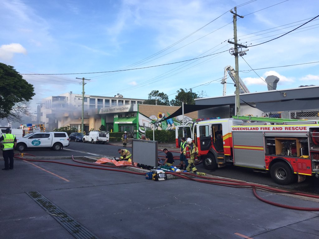 Three businesses damaged in East Brisbane fire - ABC News