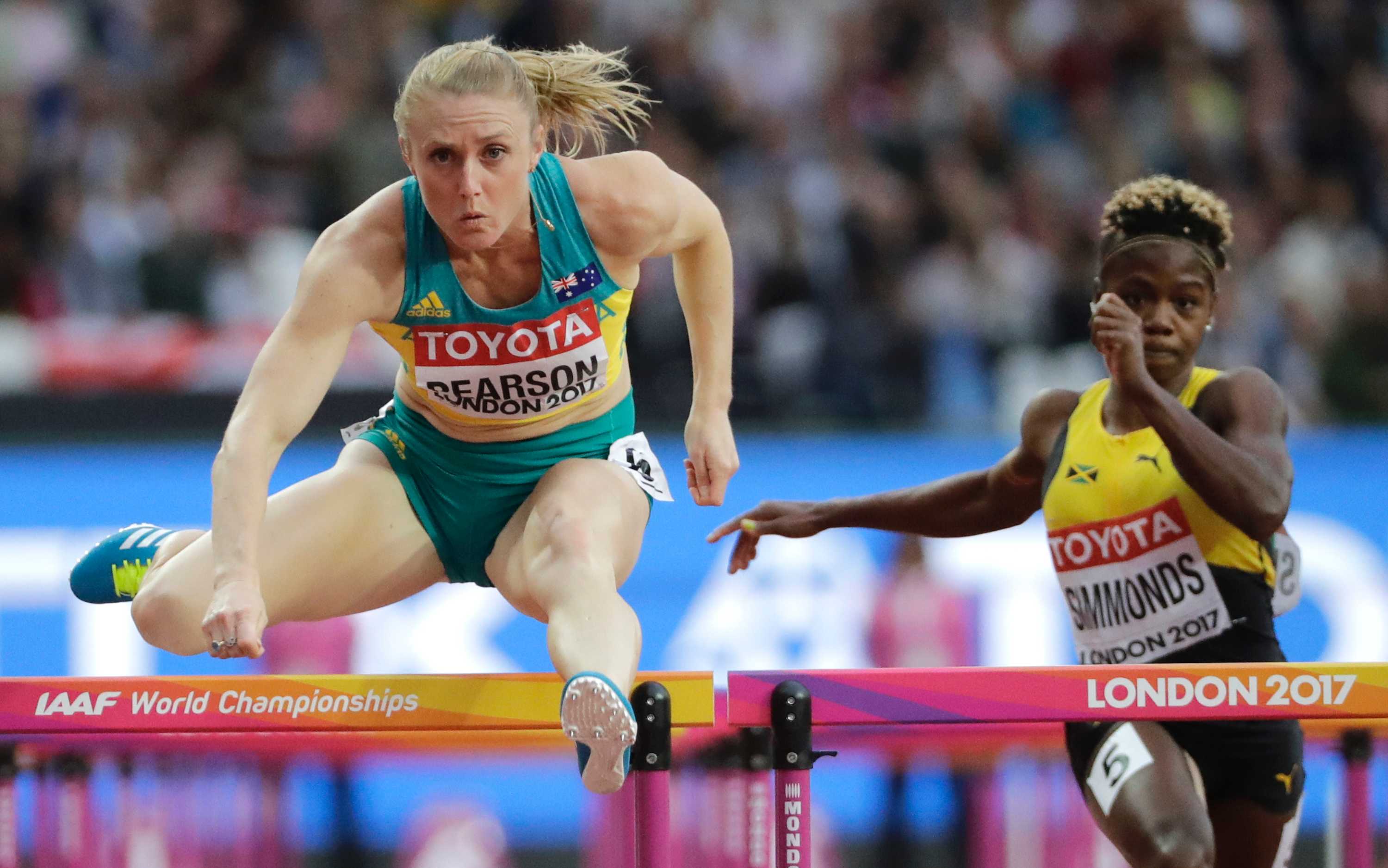 Sally Pearson into 100m hurdles final as fastest qualifier at world ...