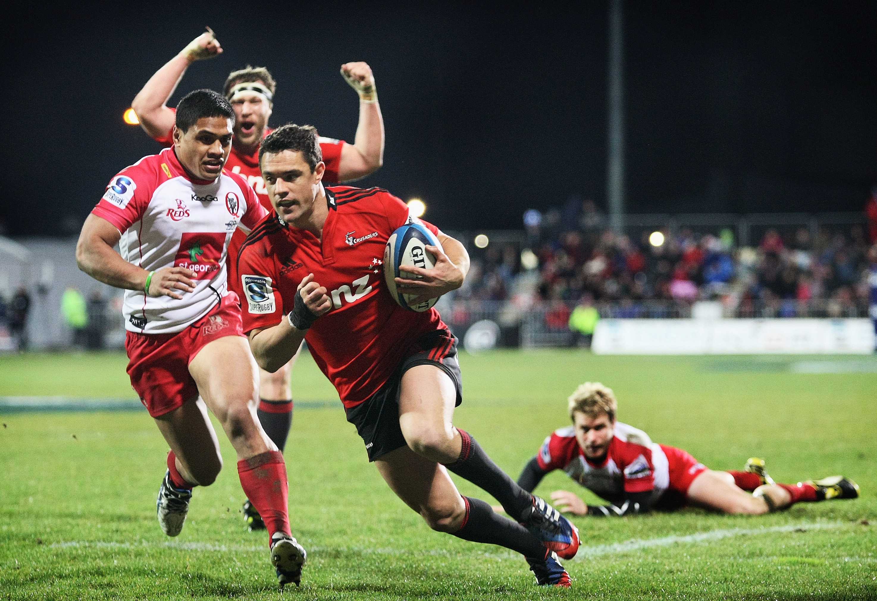 Super Rugby: Crusaders run riot to knock Queensland Reds out of finals ...