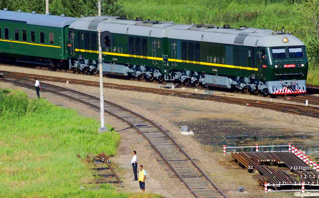 North Korean leader Kim Jong-un travelled to China on an armoured train ...