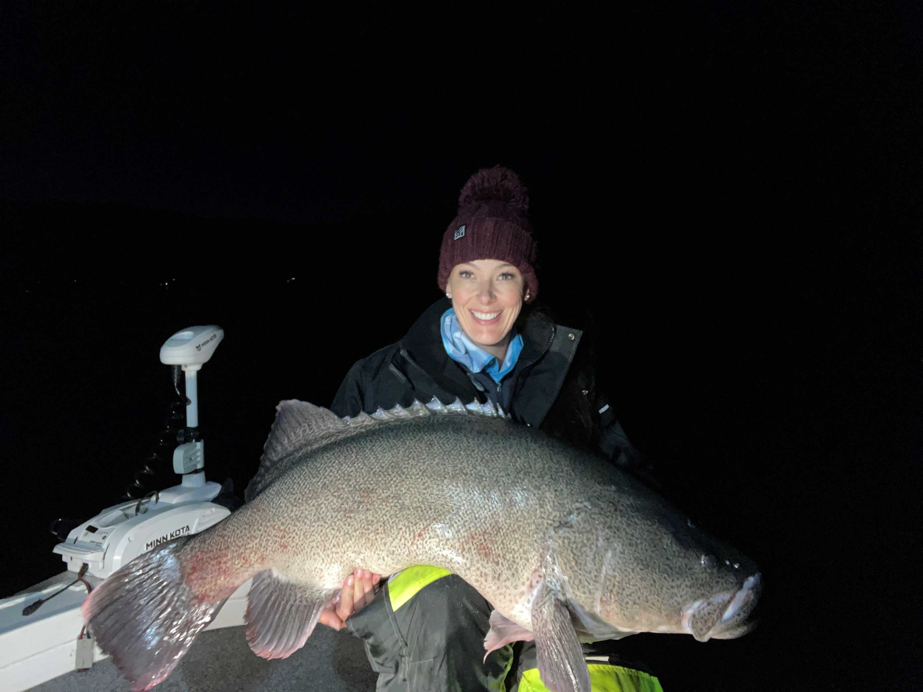 Beechworth angler Kate Norman, aka the "Eildon cod whisperer", ahead of ...