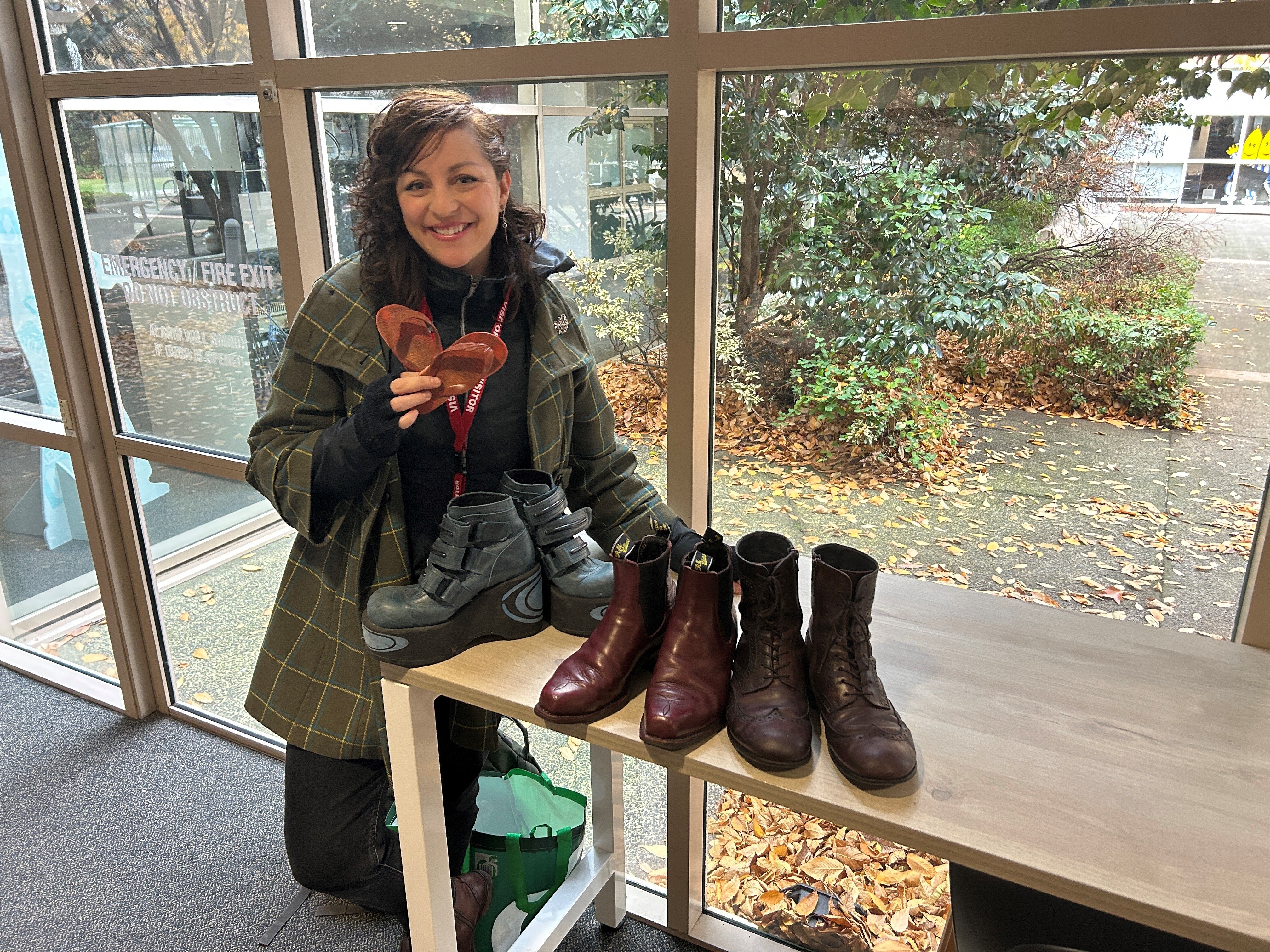 Show us your shoes - Monique Brumby - ABC Hobart