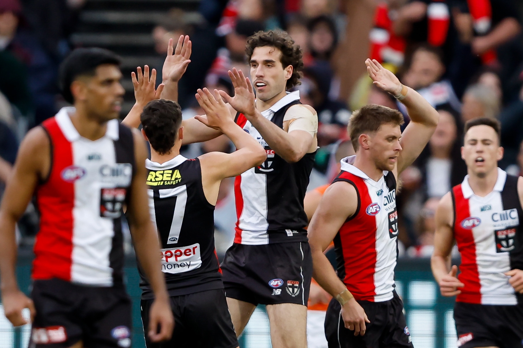 GWS beat St Kilda by 24 points at the MCG to advance to week two of the ...