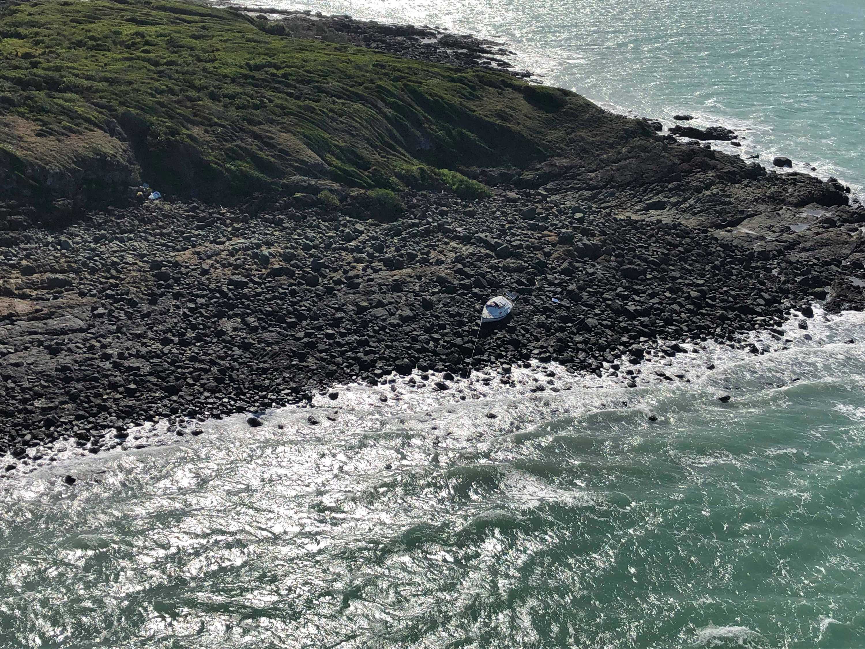 Two men rescued after being stranded on an island off Central ...