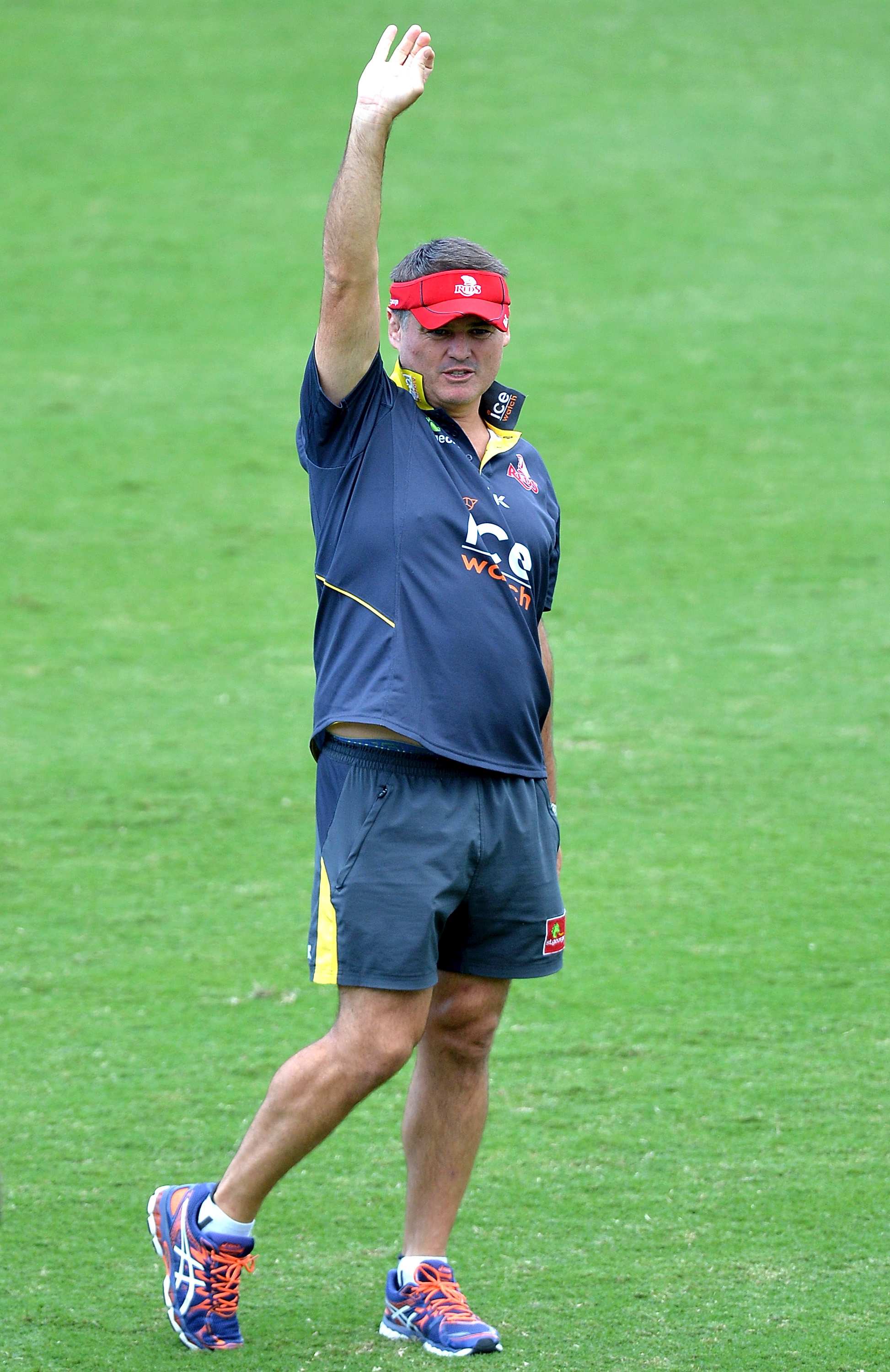 Queensland Reds co-coaches Nick Stiles and Matt O'Connor make players ...